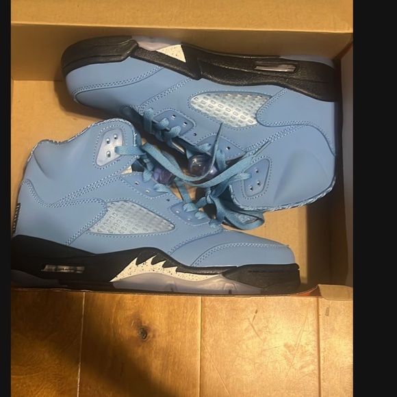 Jordan | Shoes | Jordan Blue And Black Sneakers With Mesh Panels | Poshmark